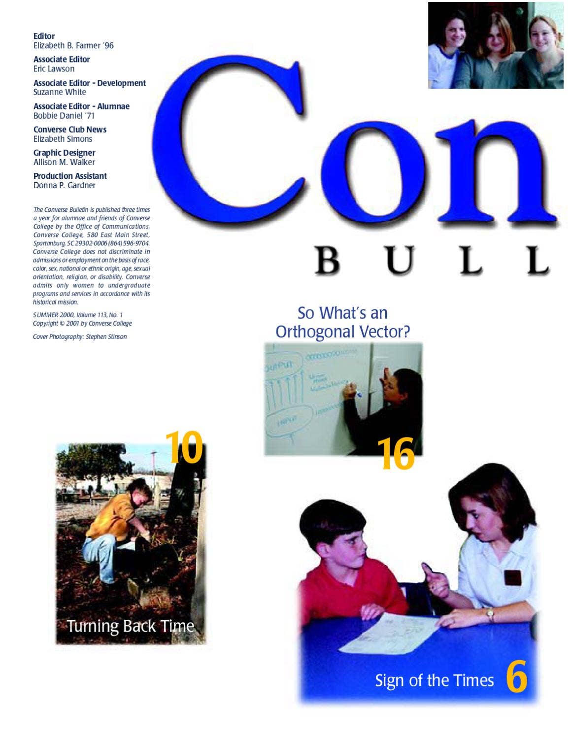 Converse Magazine 2001 by Converse University - Issuu