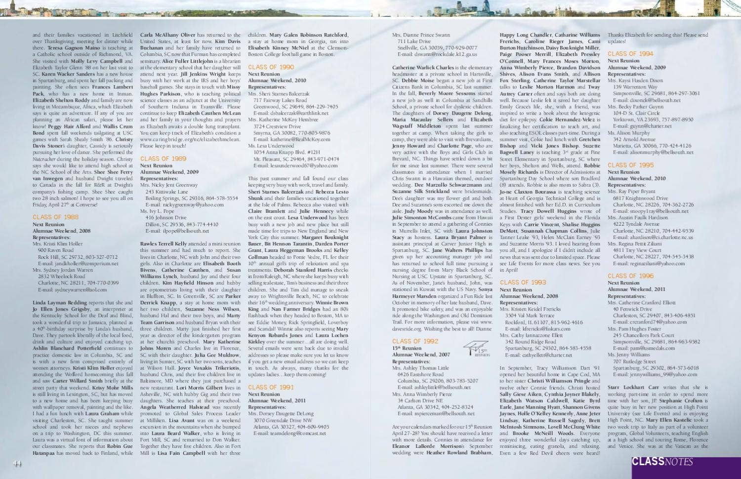 Converse Magazine Spring 2007 by Converse University - Issuu