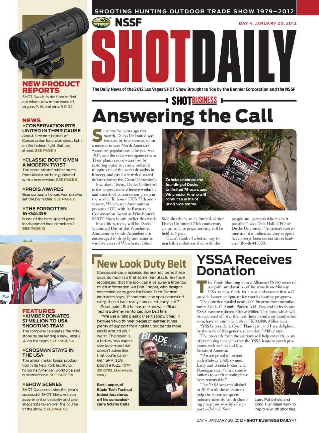 SHOT Daily -- Jan. 20, 2012 by SHOT Business - Issuu