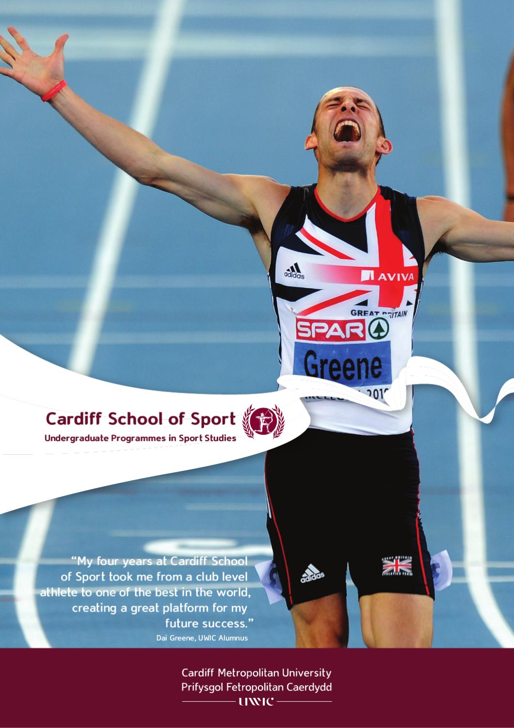 Cardiff School of Sport Undergraduate Prospectus by Cardiff ...