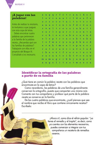 Palabras De Ortografía De 3er Grado
