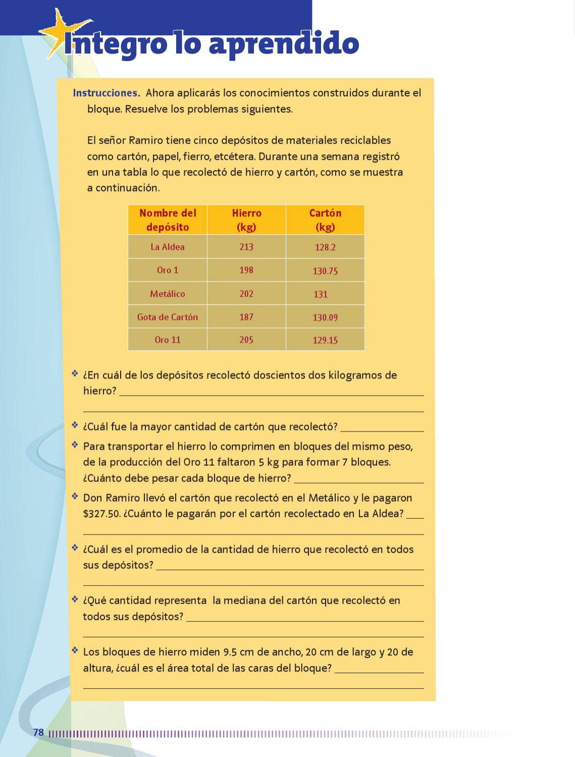 Matemáticas 6to. Grado by Rarámuri - Issuu