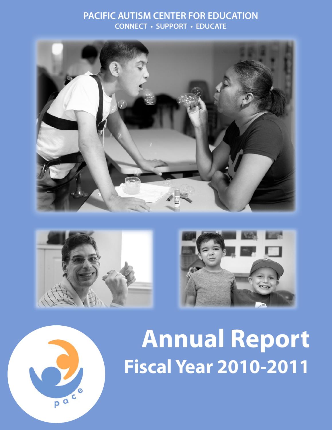 PACE Annual Report 2010-2011 by Pacific Autism Center for Education - Issuu