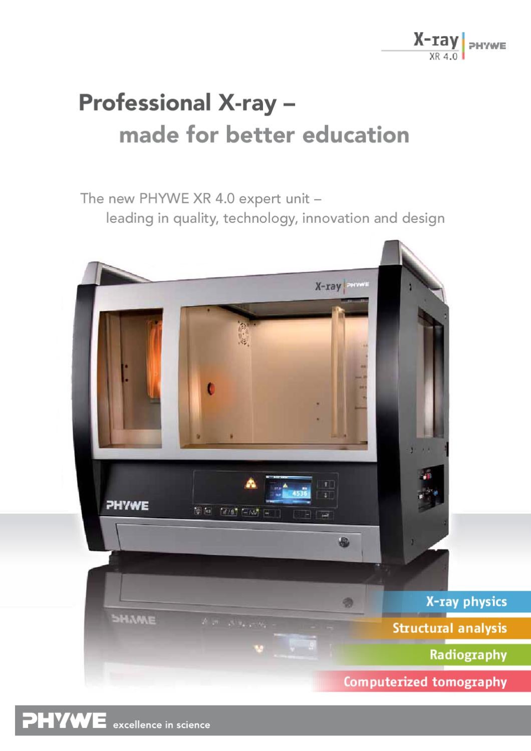 EN X-ray expert unit 35 kV by PHYWE Systeme GmbH & Co KG - Issuu