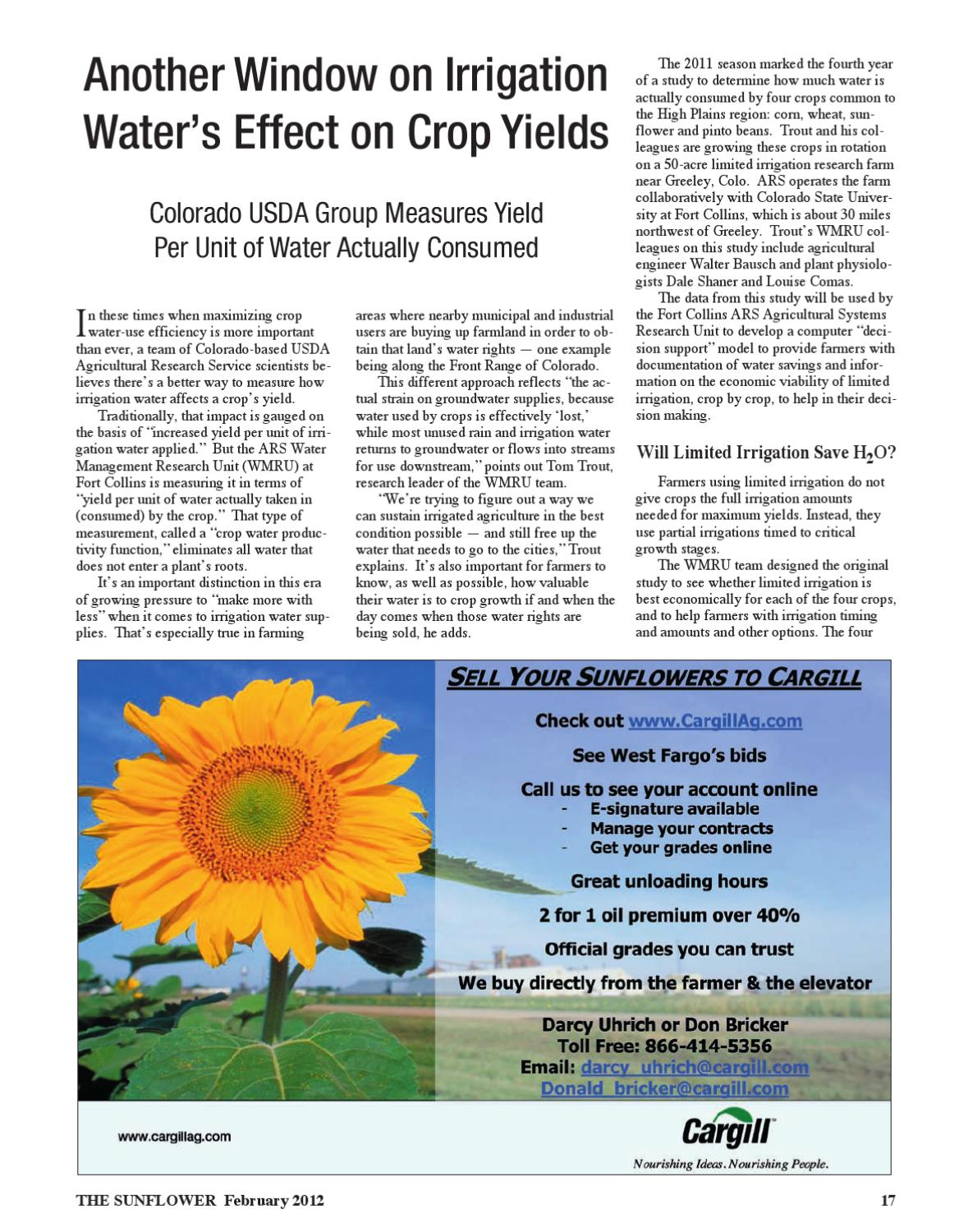 The Sunflower Magazine - February 2012 by Forum Communications Printing ...
