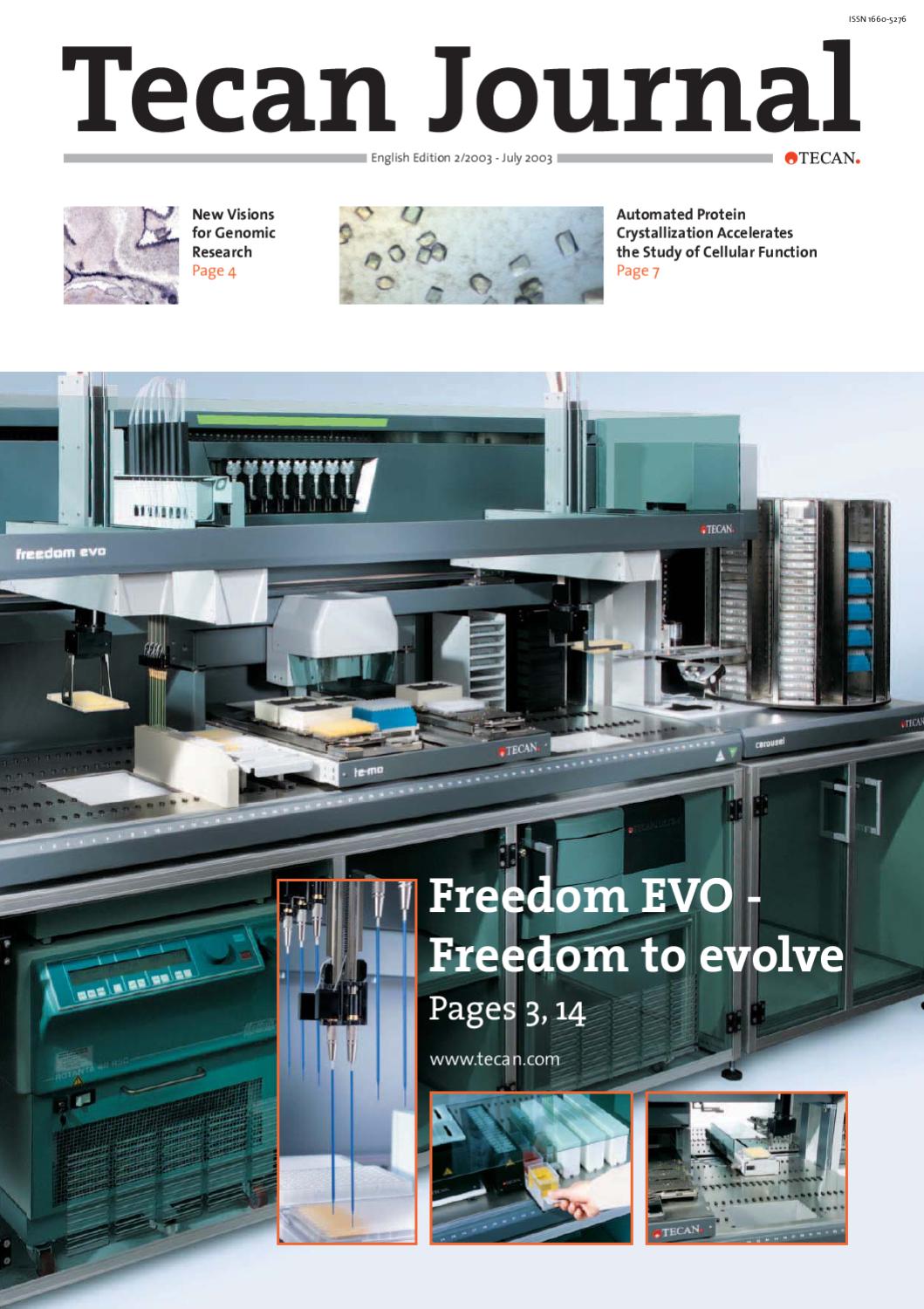 Tecan Journal Edition 02/2003 by Tecan Group Ltd. - Issuu