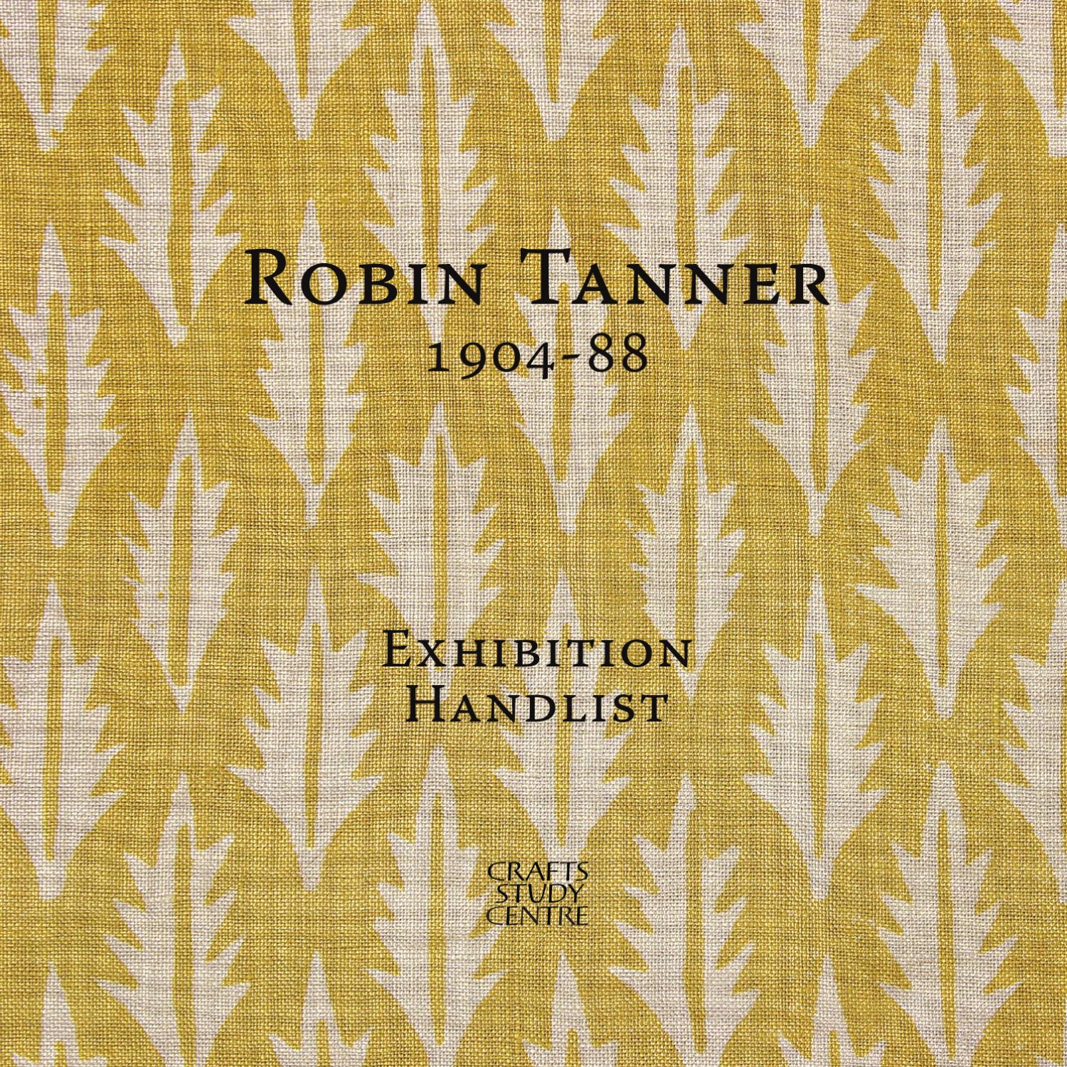 Robin Tanner 1904-88 by Studio Hyde - Issuu