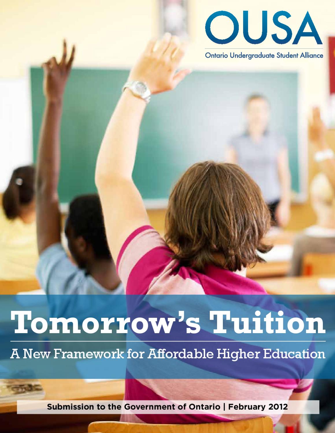 Tomorrow's Tuition by OUSA - Issuu