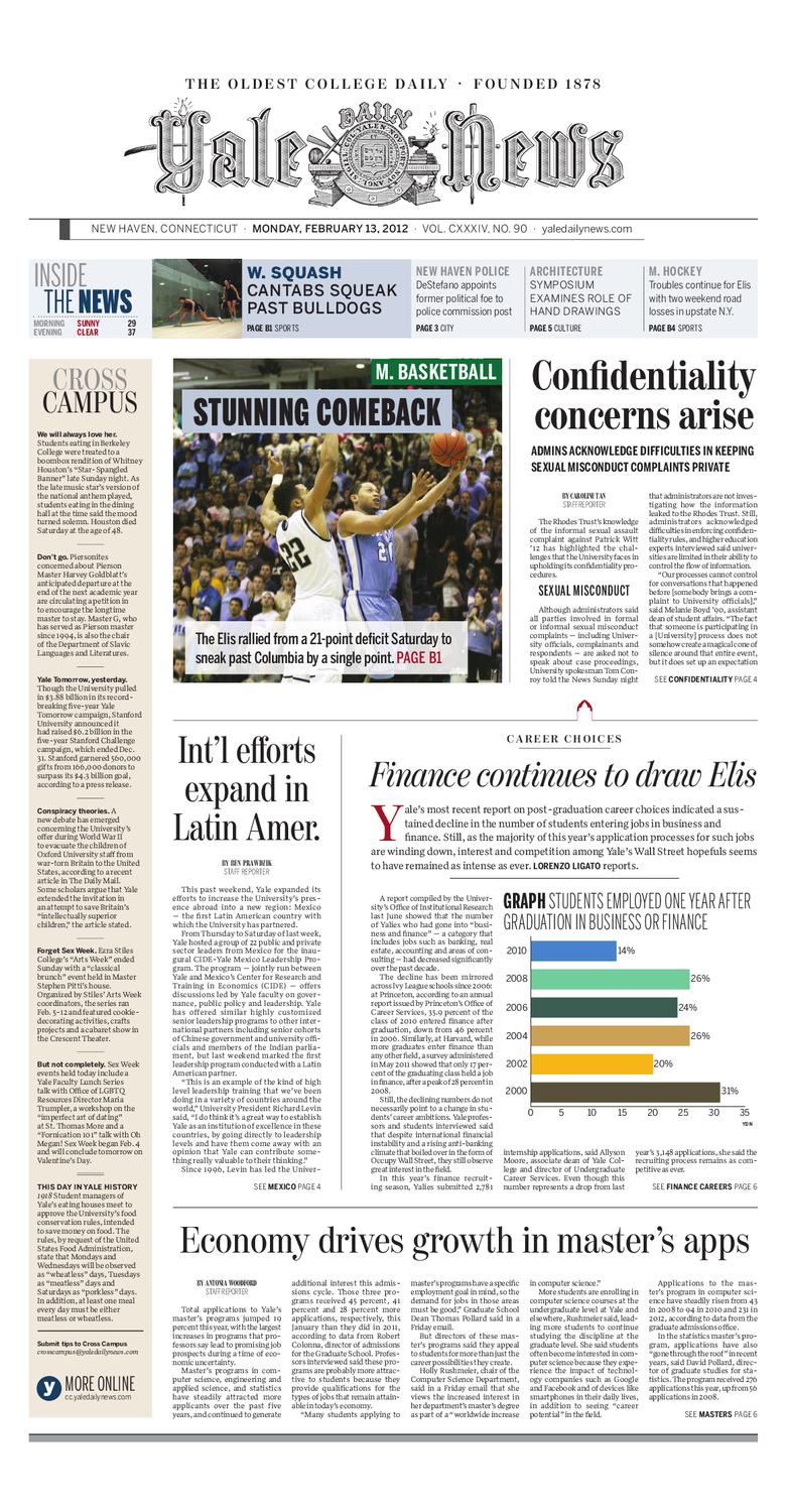 Today's Paper by Yale Daily News - Issuu