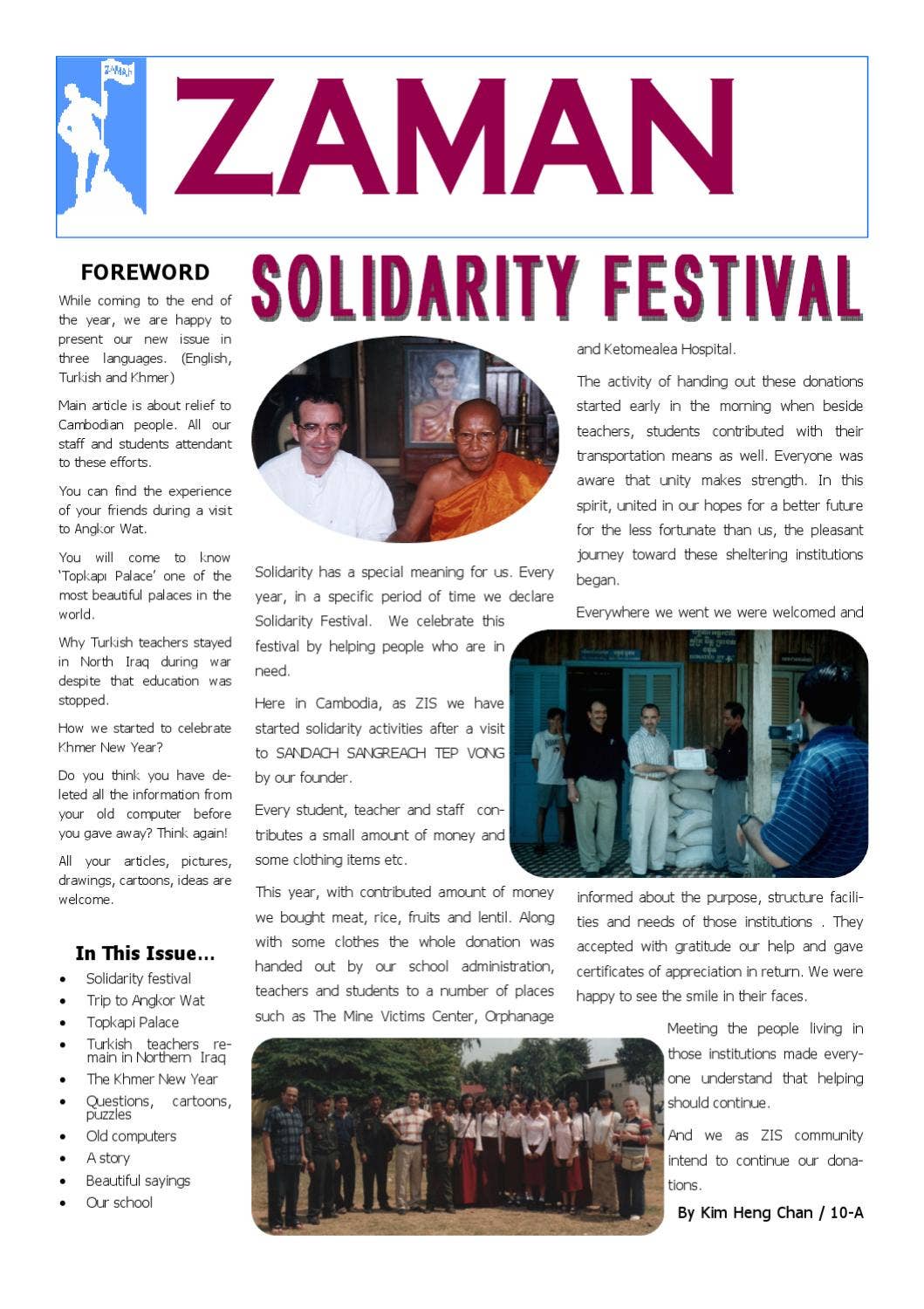 zaman_magazine by Zaman International School - Issuu