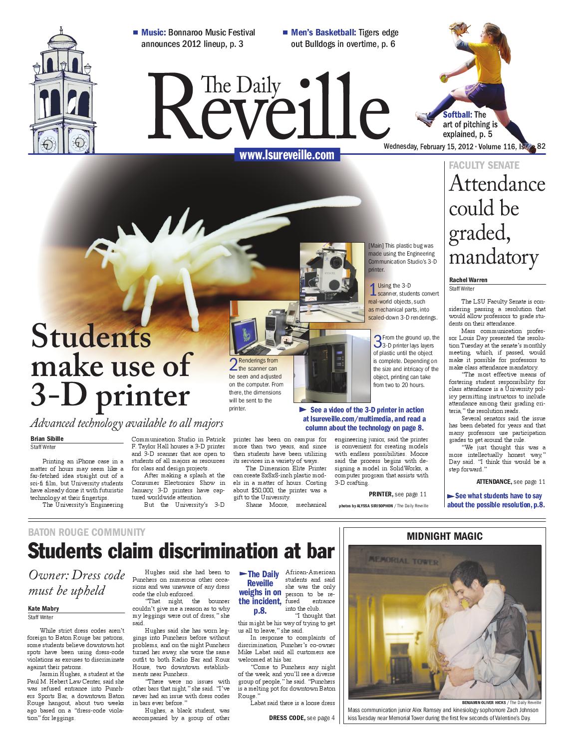 The Daily Reveille - February 15, 2012 by Reveille - Issuu