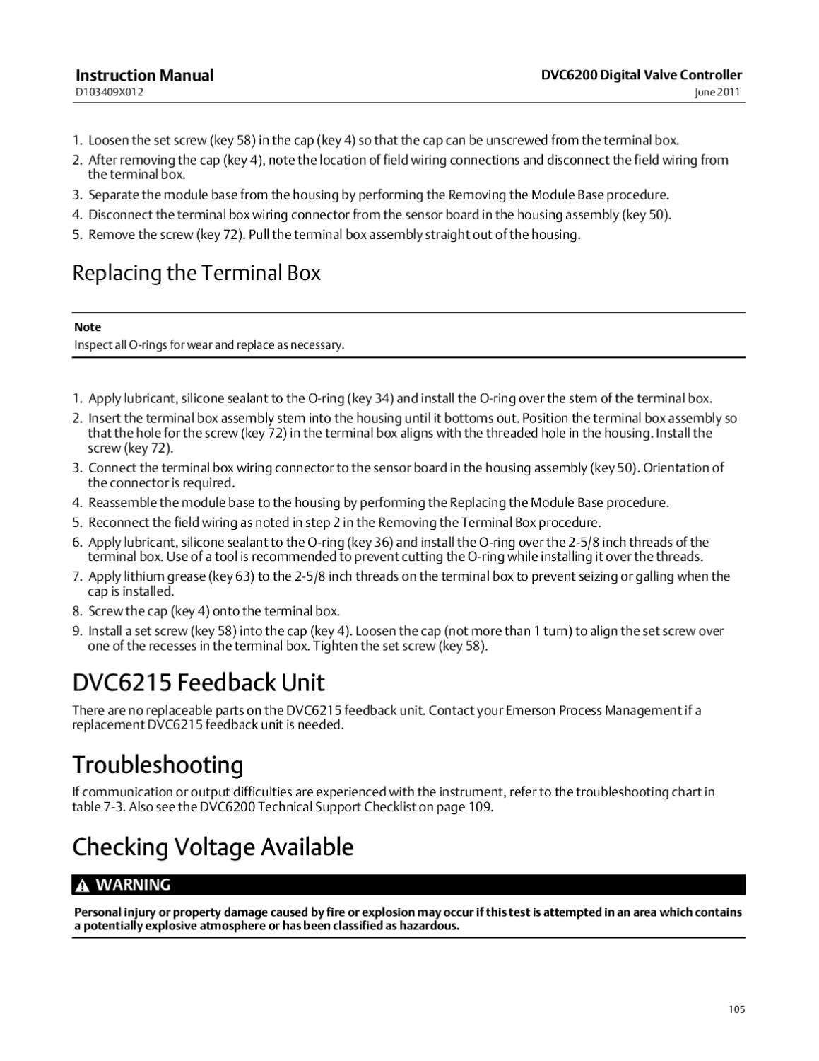 DVC6200 Instruction Manual June 2011 by RMC Process Controls ...