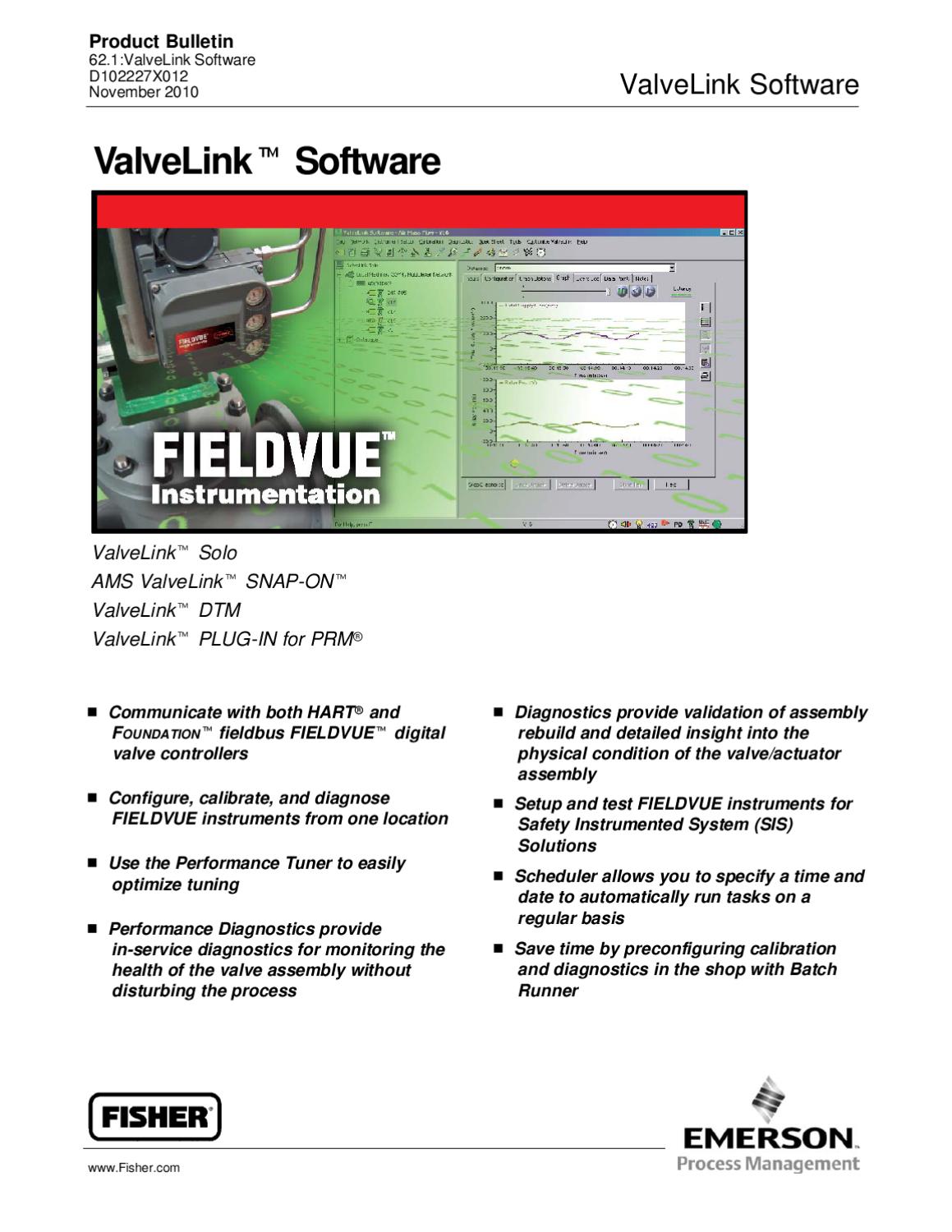 ValveLink Software Bulletin Nov 2010 by RMC Process Controls ...