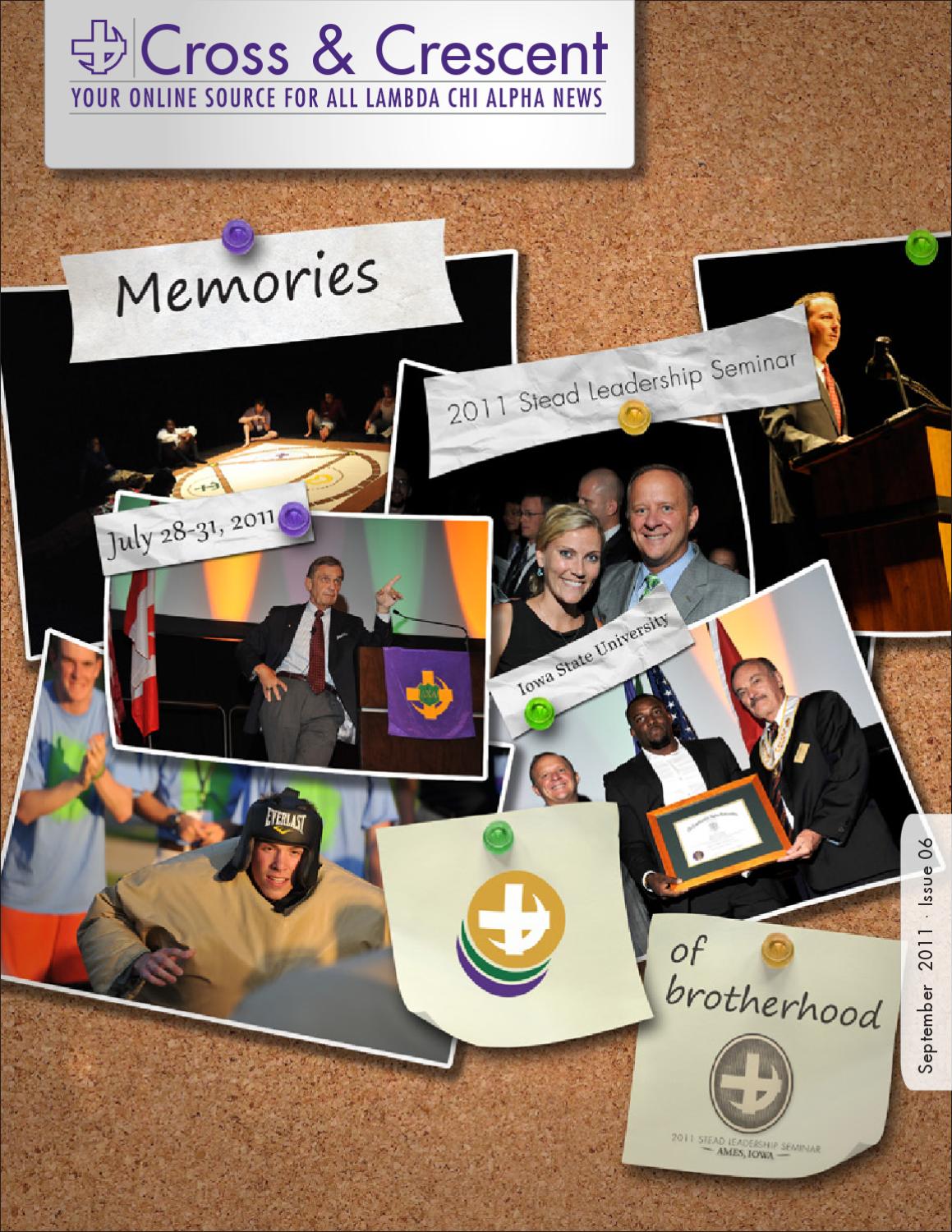 Cross & Crescent September 2011 by Lambda Chi Alpha Fraternity - Issuu