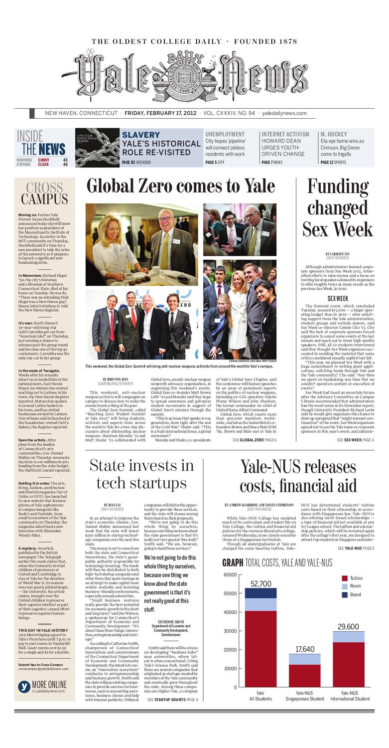 Today's Paper by Yale Daily News - Issuu