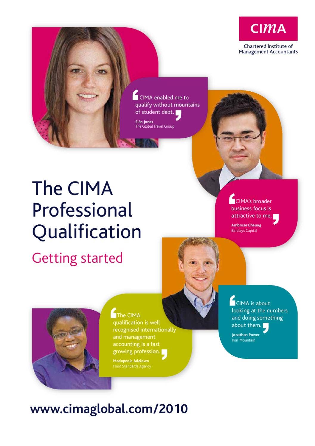 2010 CIMA professional qualification welcome pack by Chartered ...