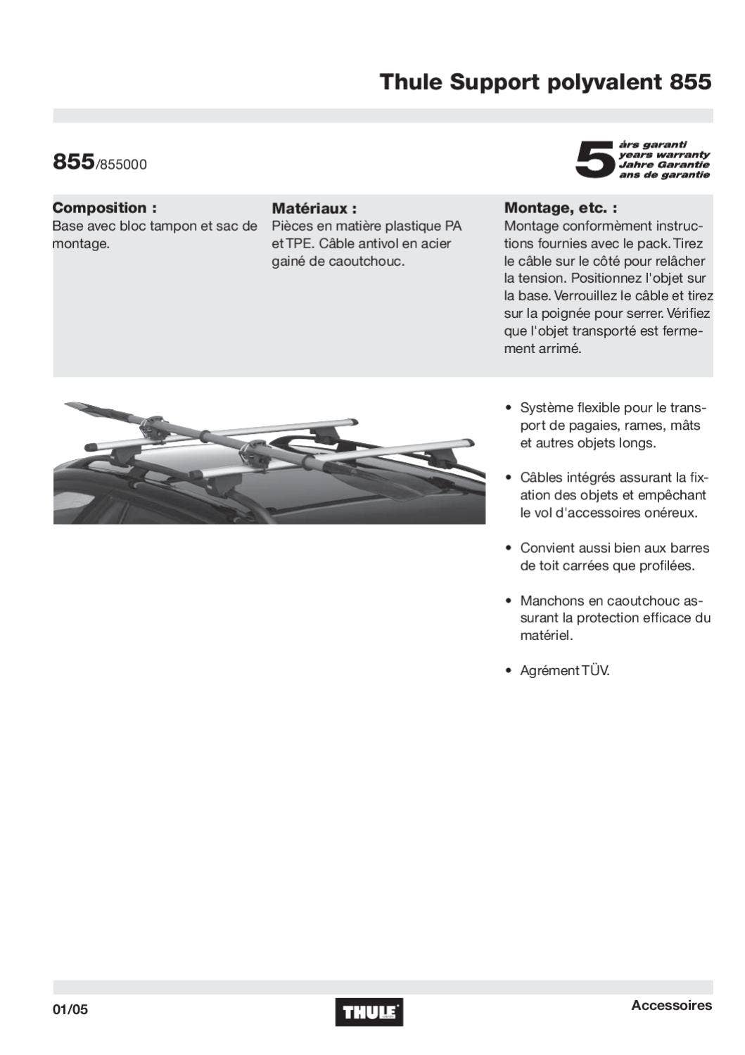 THULE - 855 - Support polyvalent by Charlie Agency - Issuu