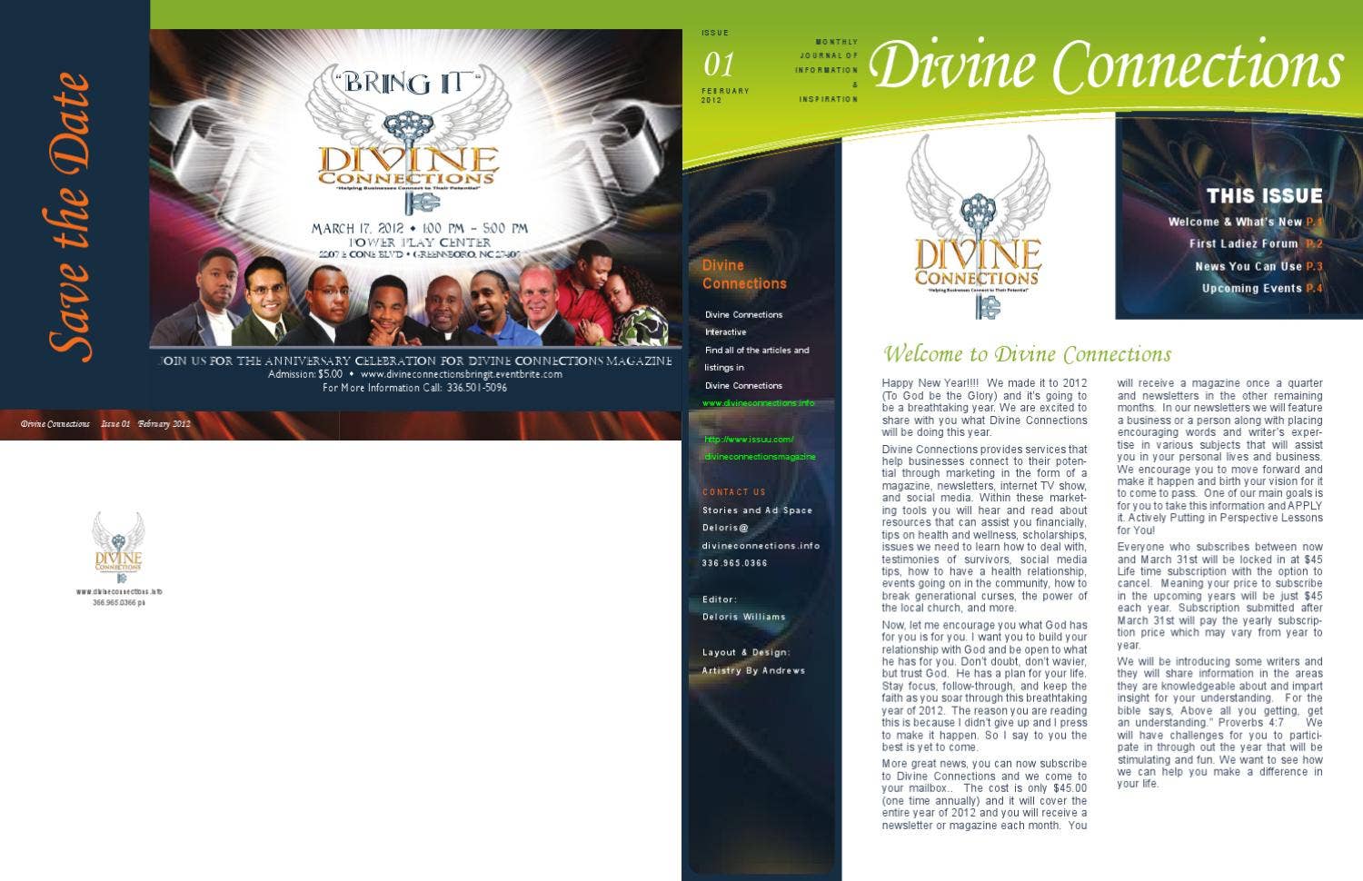 Divine Connections Newsletter 01 by Divine Connections - Issuu