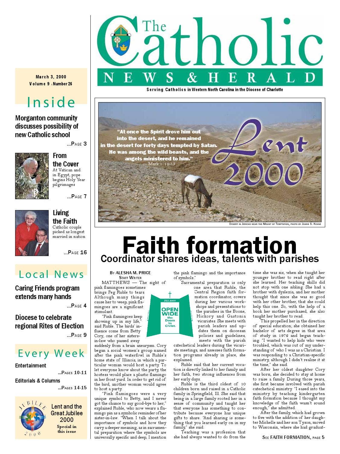 March 3, 2000 by Catholic News Herald - Issuu