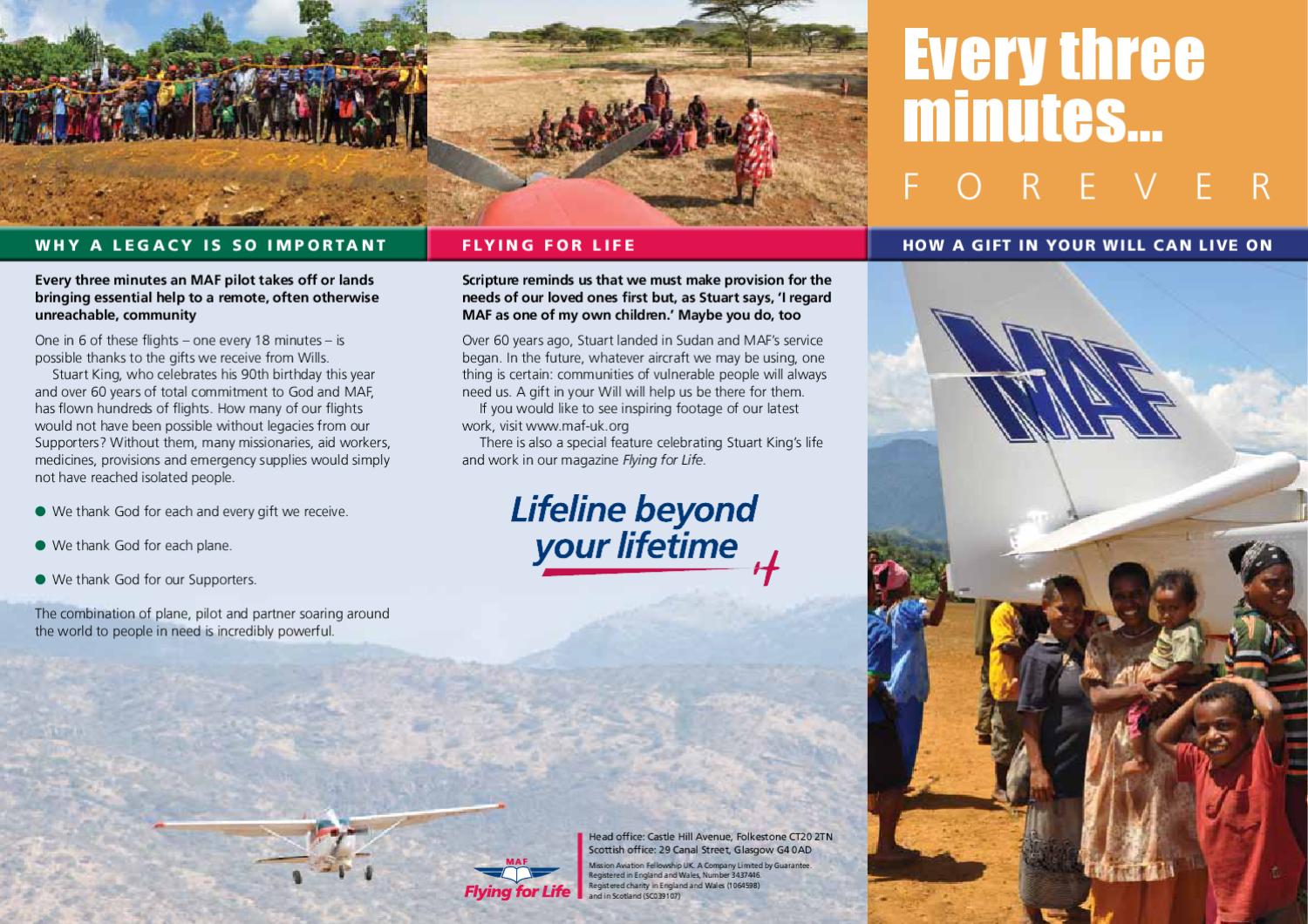 Legacy Leaflet by MAF UK - Issuu