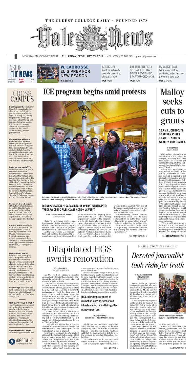 Today's Paper by Yale Daily News - Issuu