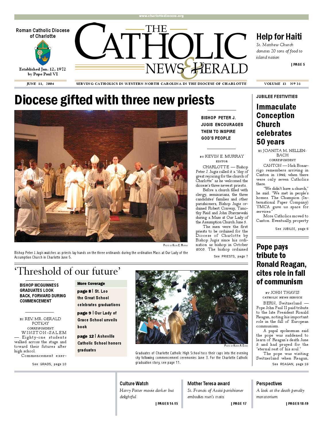 June 11, 2004 by Catholic News Herald - Issuu