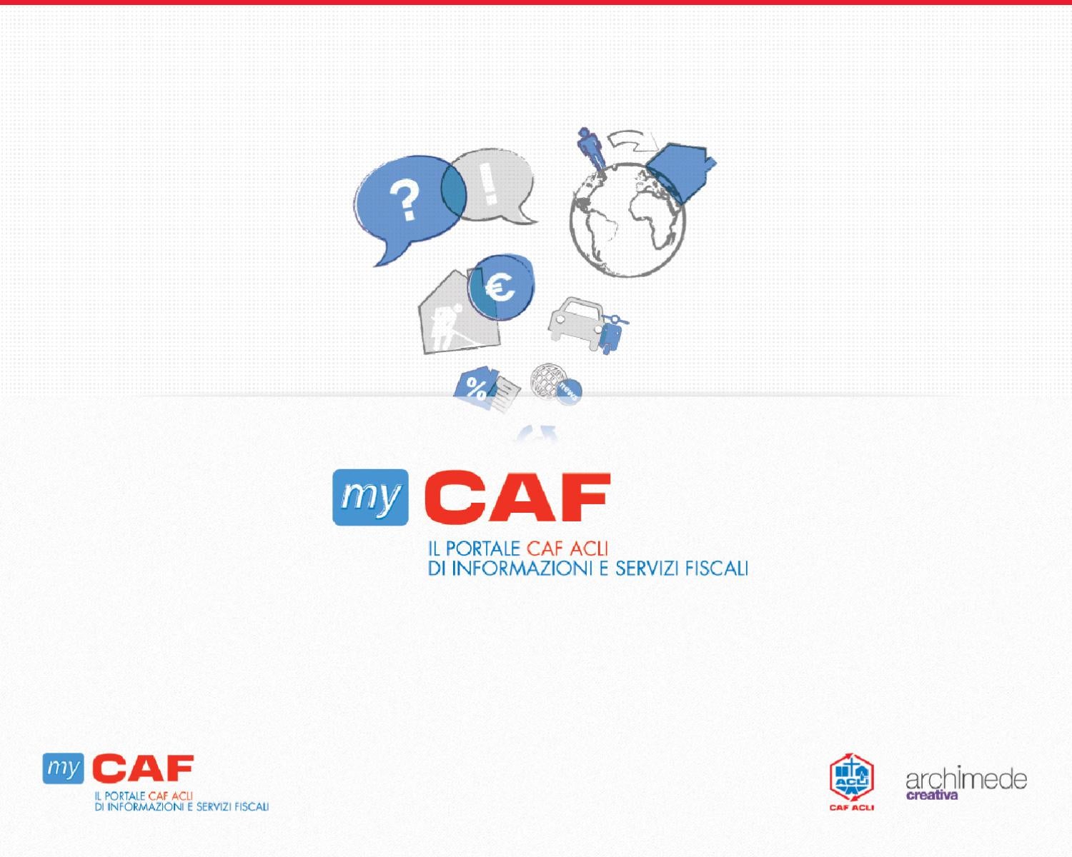 Presentazione portale myCAF - CAF ACLI by Archimede - Issuu