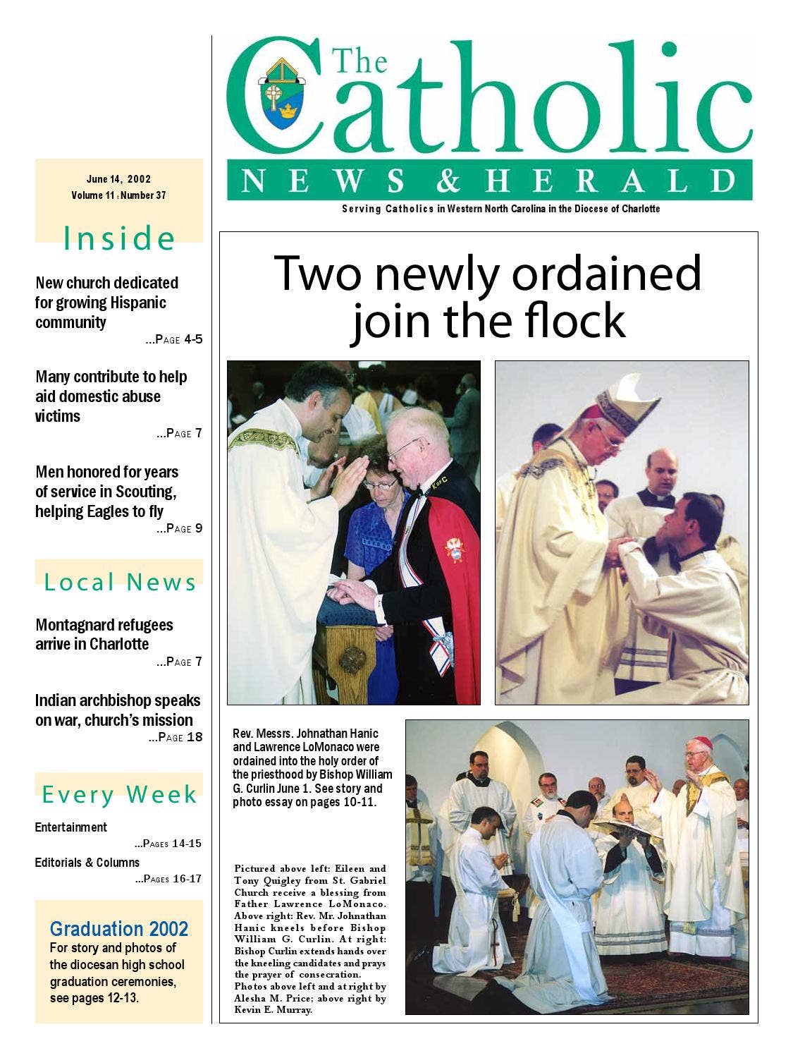 June 14, 2002 by Catholic News Herald - Issuu