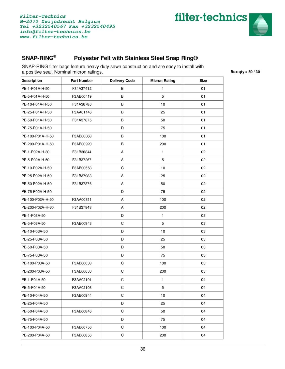 EATON BAG filtration catalog by Filter-Technics - Issuu