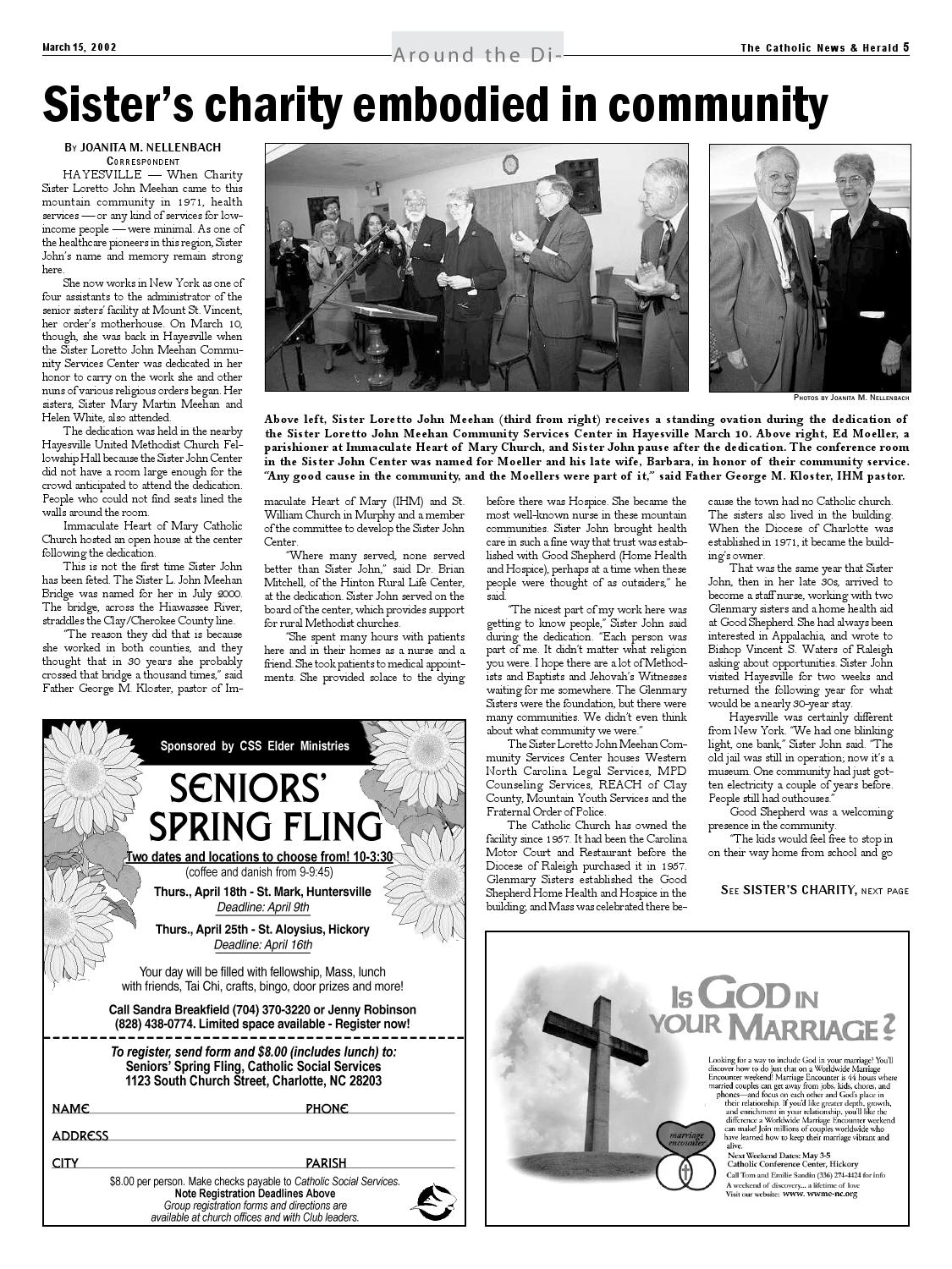 March 15, 2002 by Catholic News Herald - Issuu