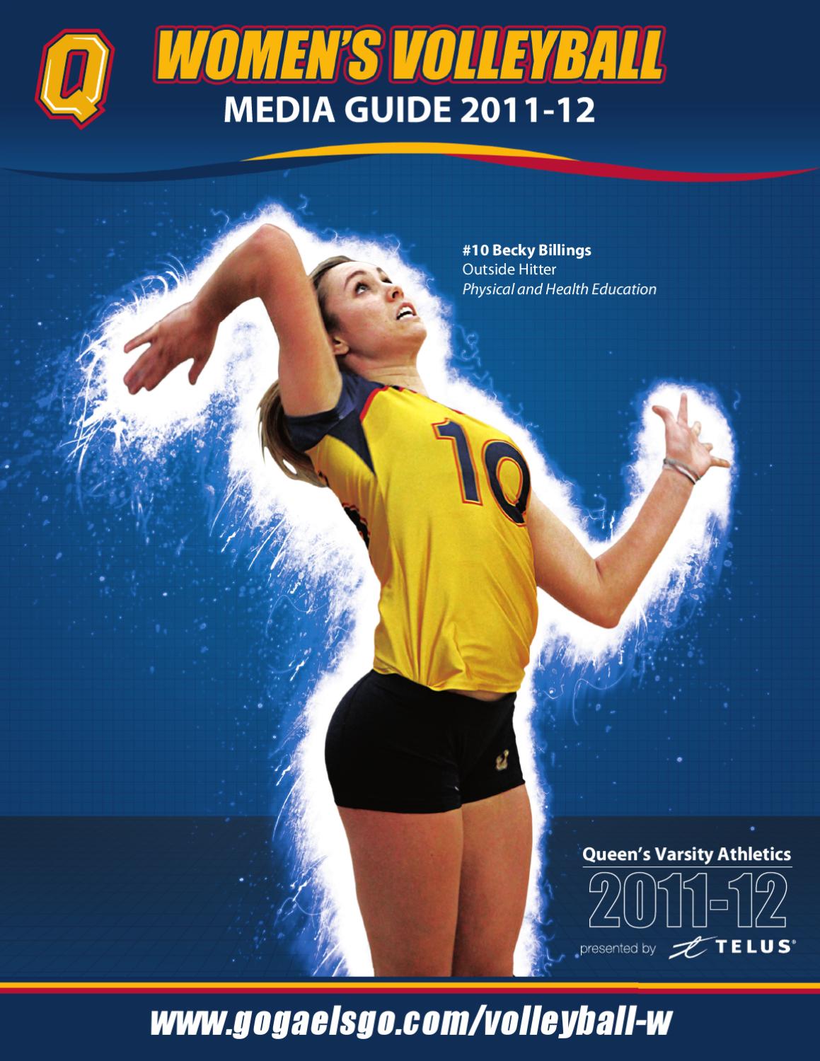 2011-12 Women's Volleyball Media Guide by Queen's Gaels - Issuu