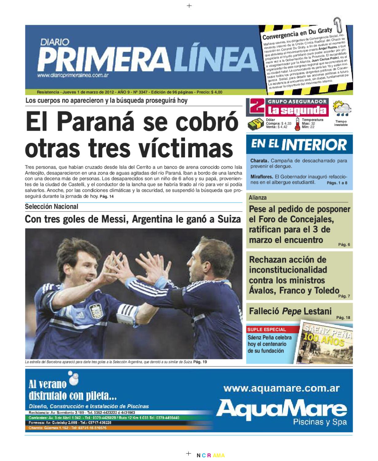 Primera Linea 3347 01-03-12 by Diario Primera Linea - Issuu