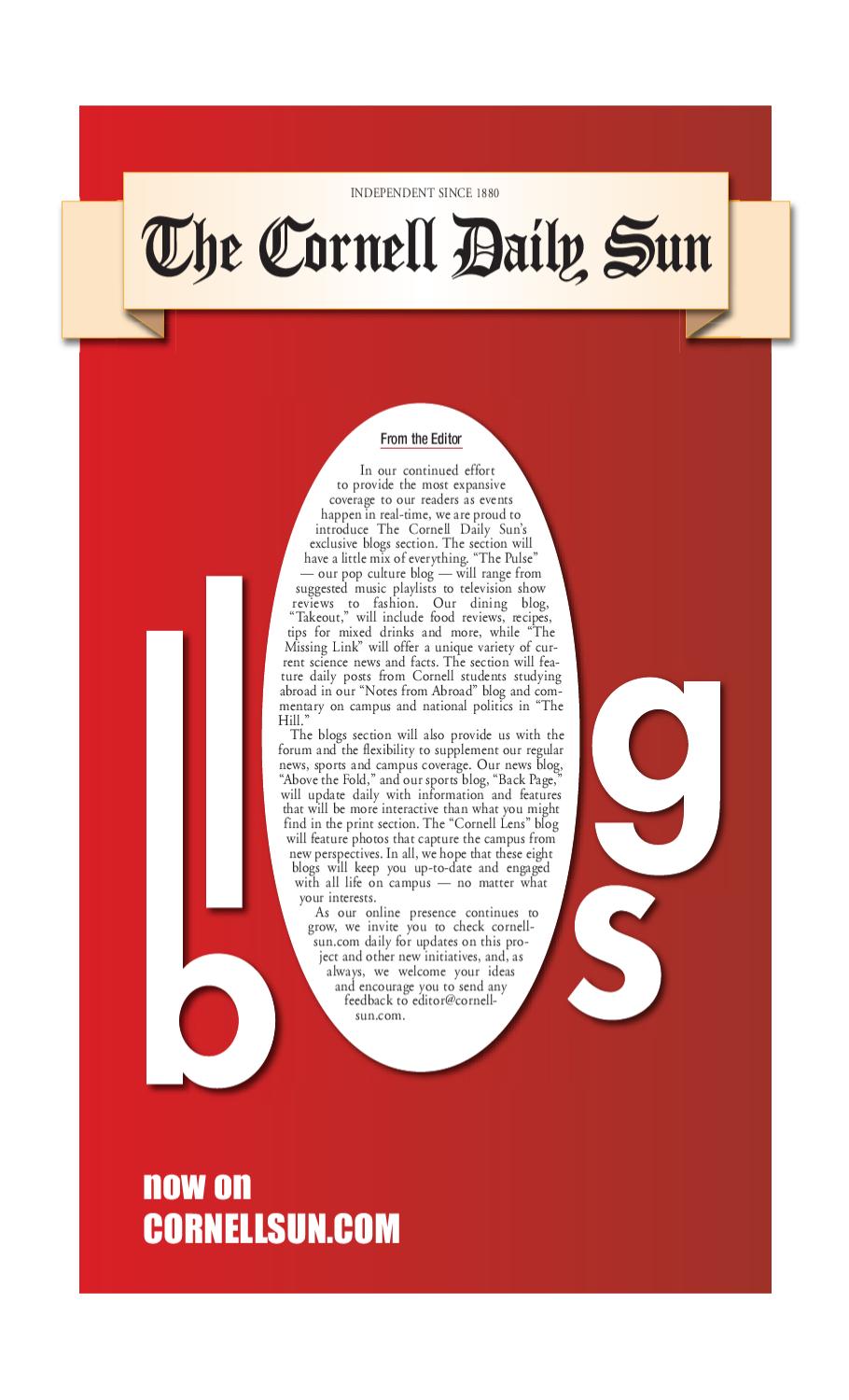 3-1-12 by The Cornell Daily Sun - Issuu