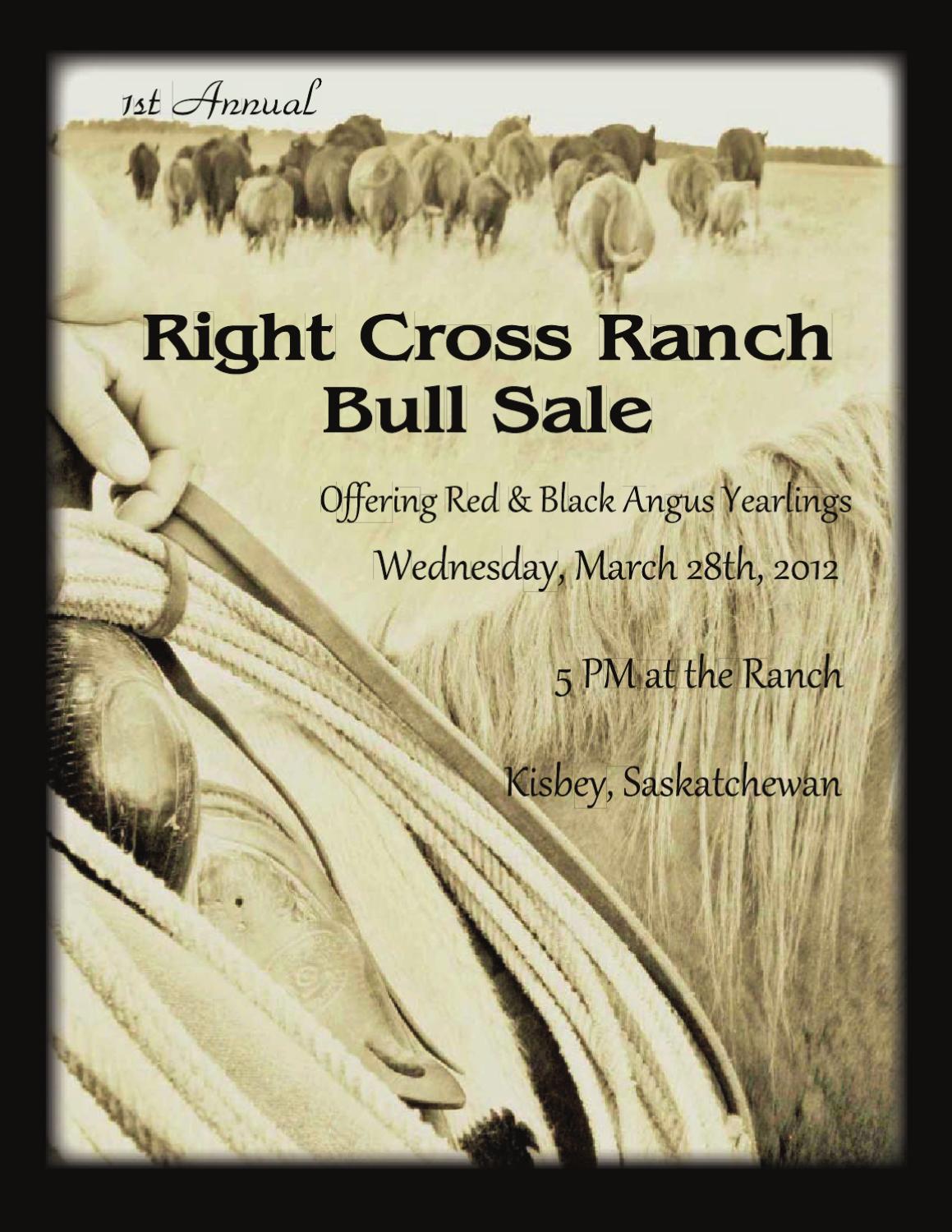 Right Cross Ranch Bull Sale 2012 by Everything Angus - Issuu