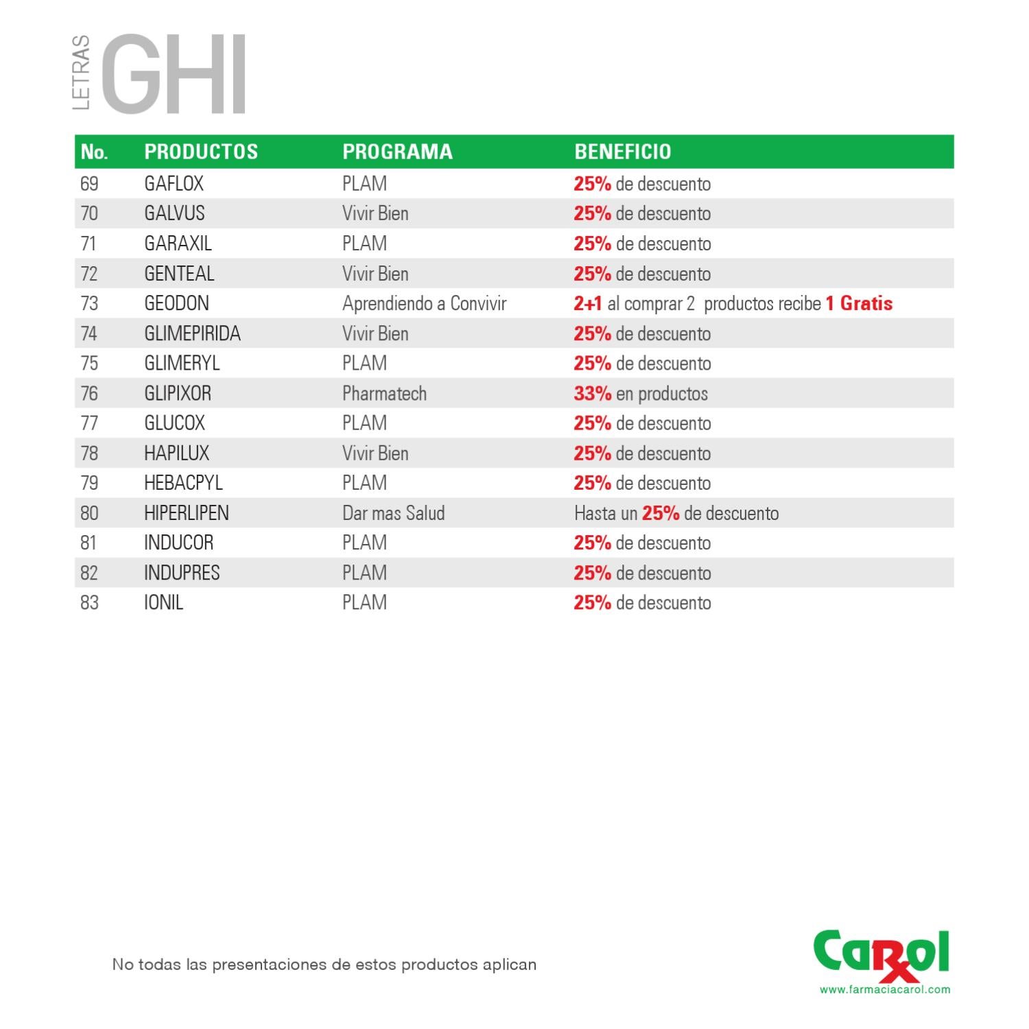 Productos AyudaMed by Farmacia Carol - Issuu