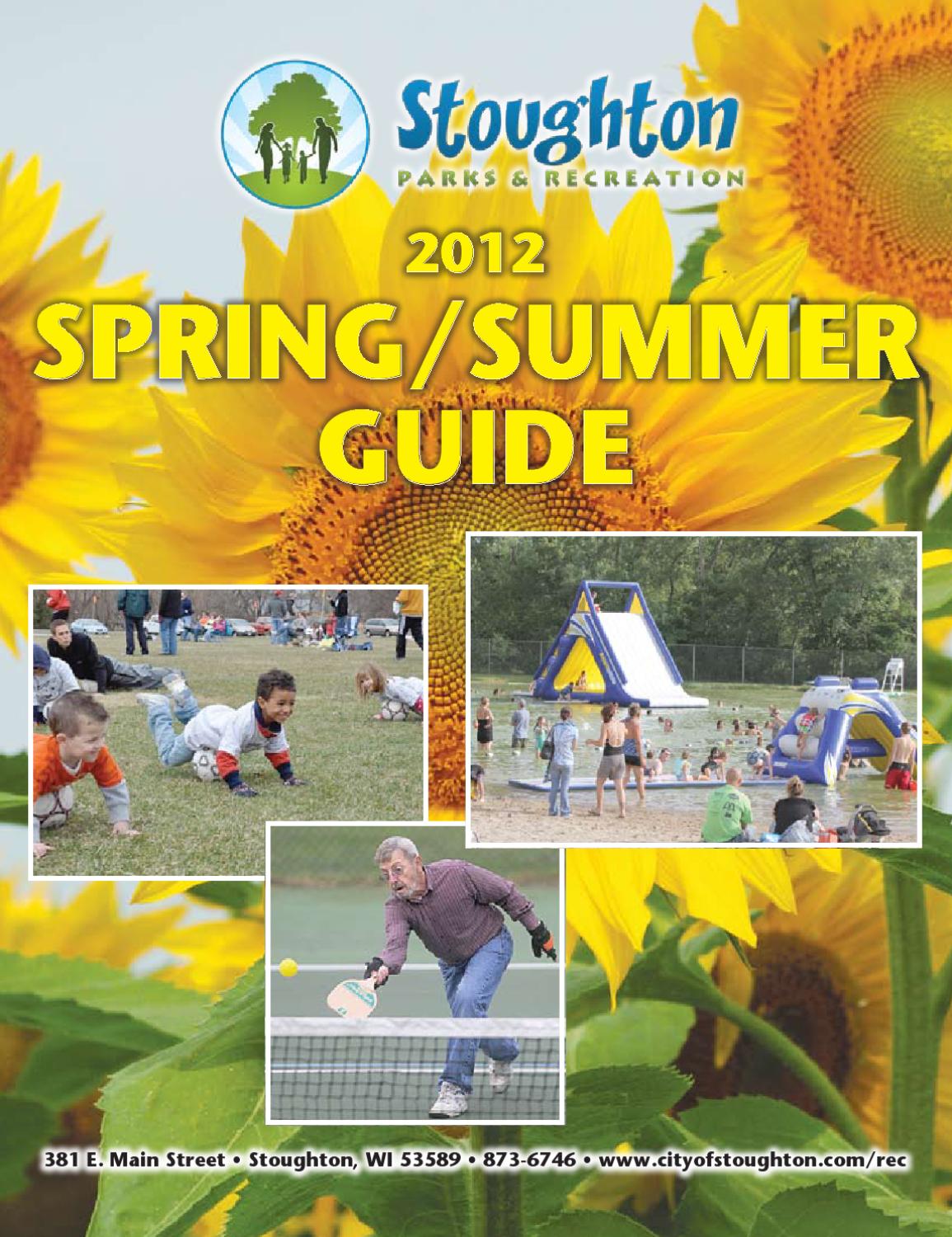 2012 Stoughton Recreation Spring & Summer Activities Guide by City of ...