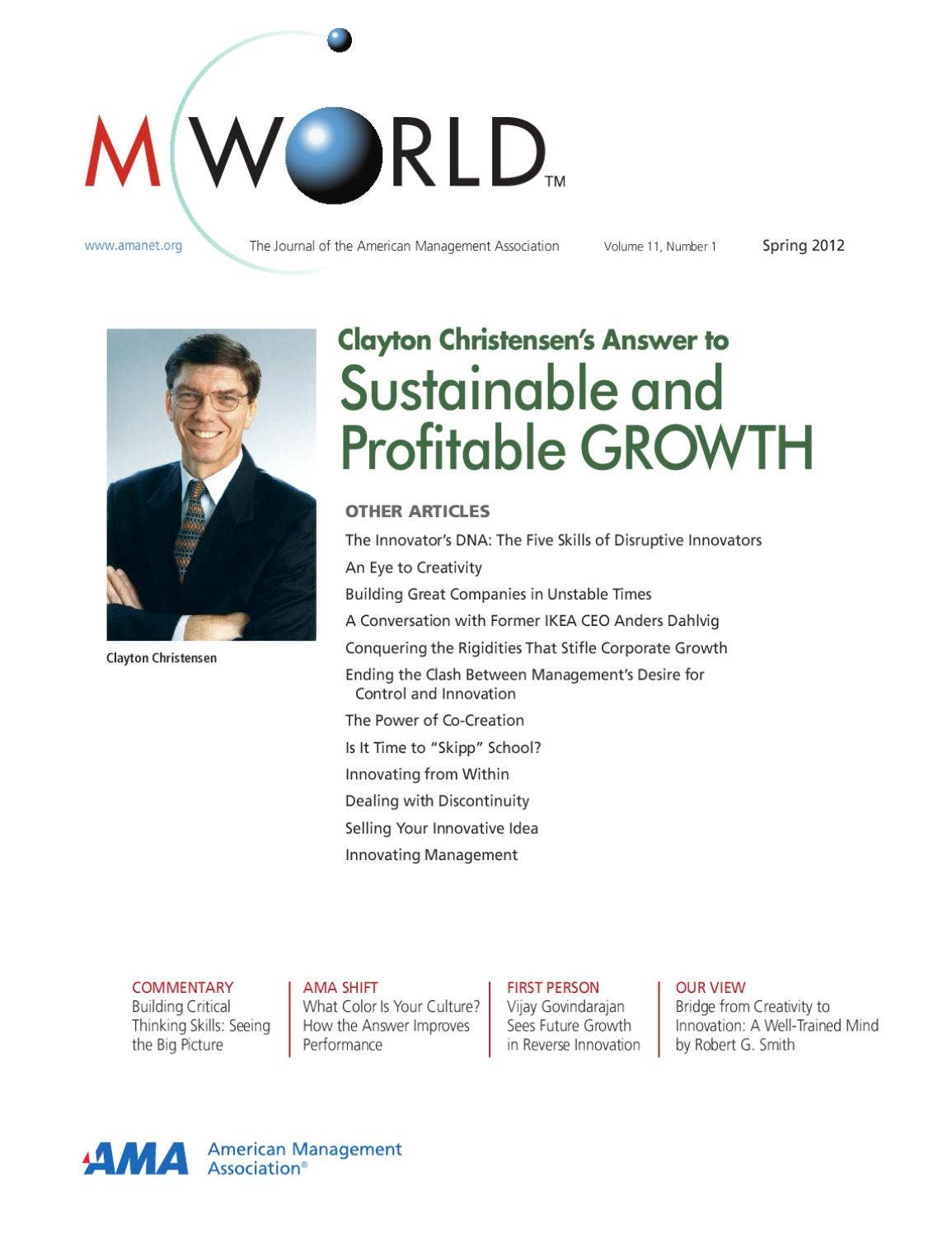 MWorld Spring 2012 by AmericanManagementAssociation - Issuu