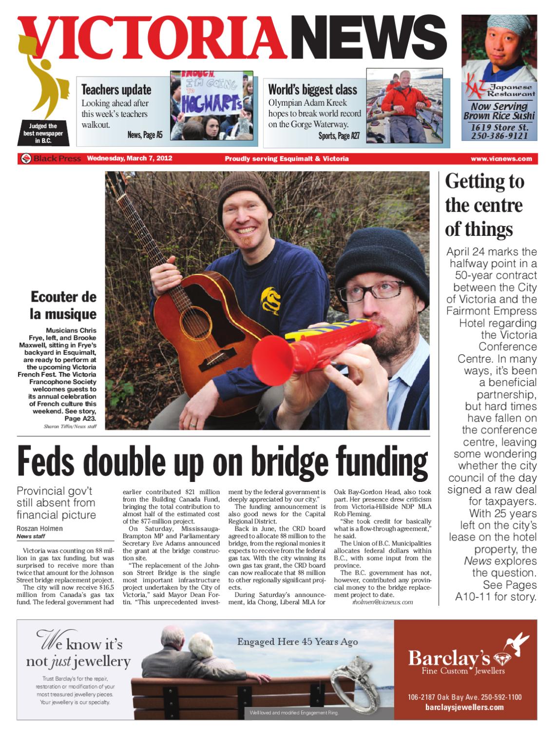 Victoria News, March 07, 2012 by Black Press Media Group - Issuu
