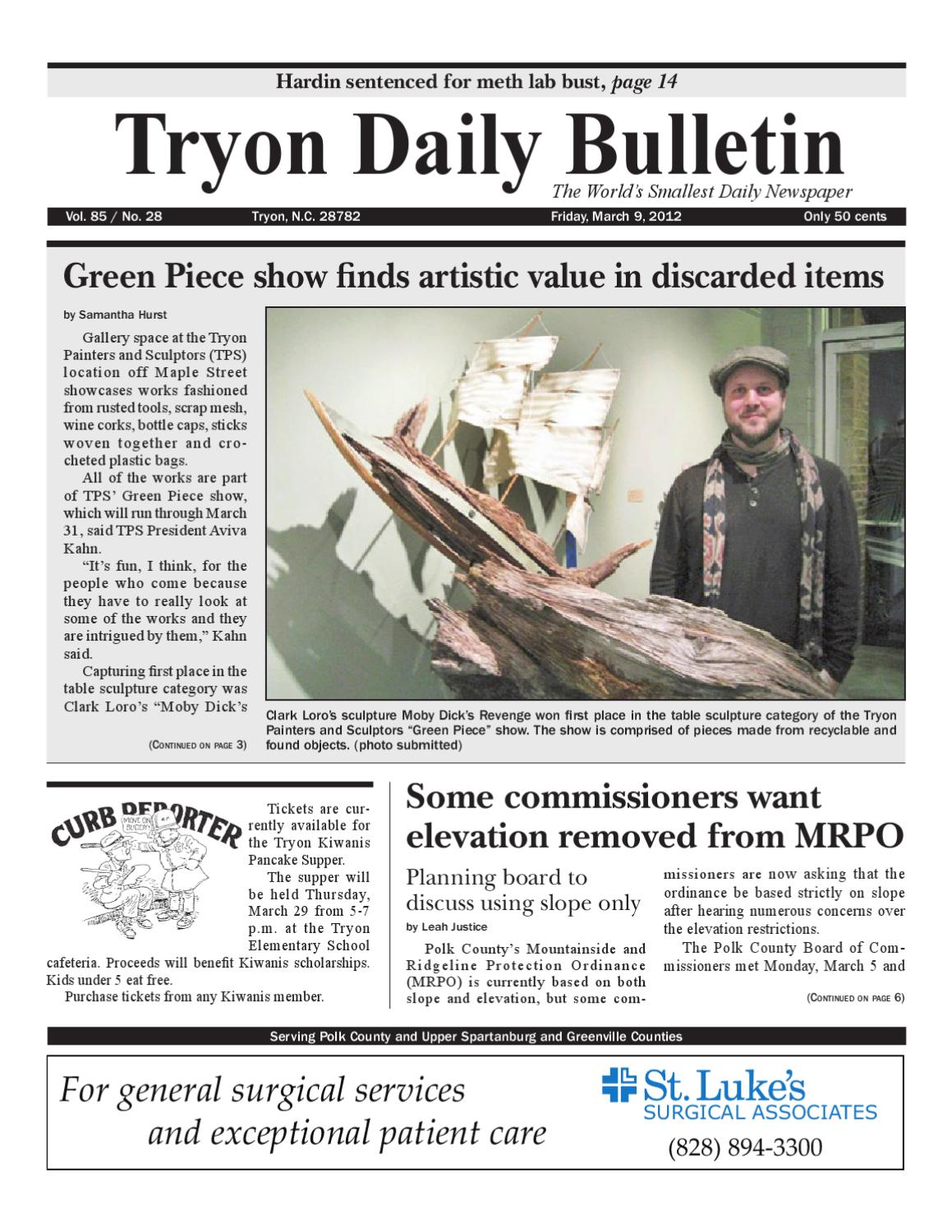 03-09-12 Daily Bulletin by Tryon Daily Bulletin - Issuu