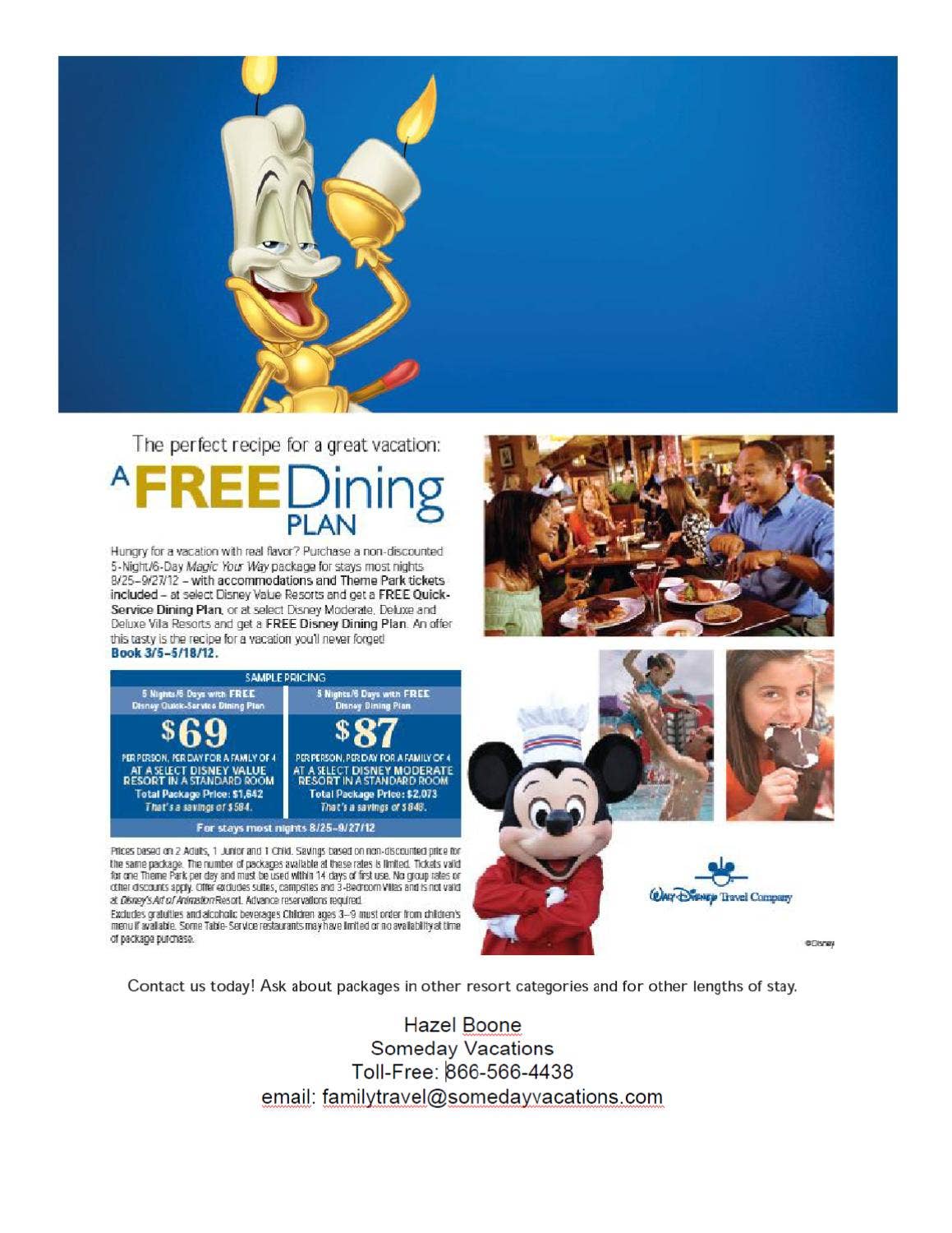 Walt Disney World Free Dining Offer by Hazel Boone - Issuu