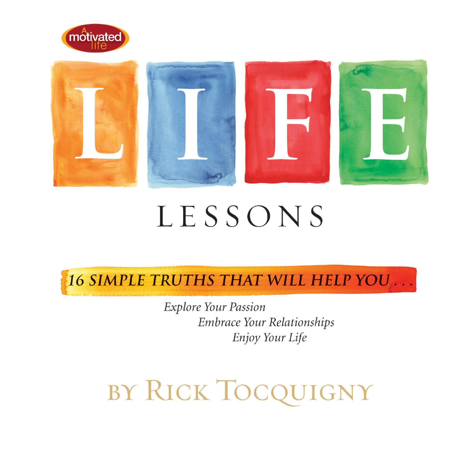 Life Lessons by Thomas Nelson - Issuu