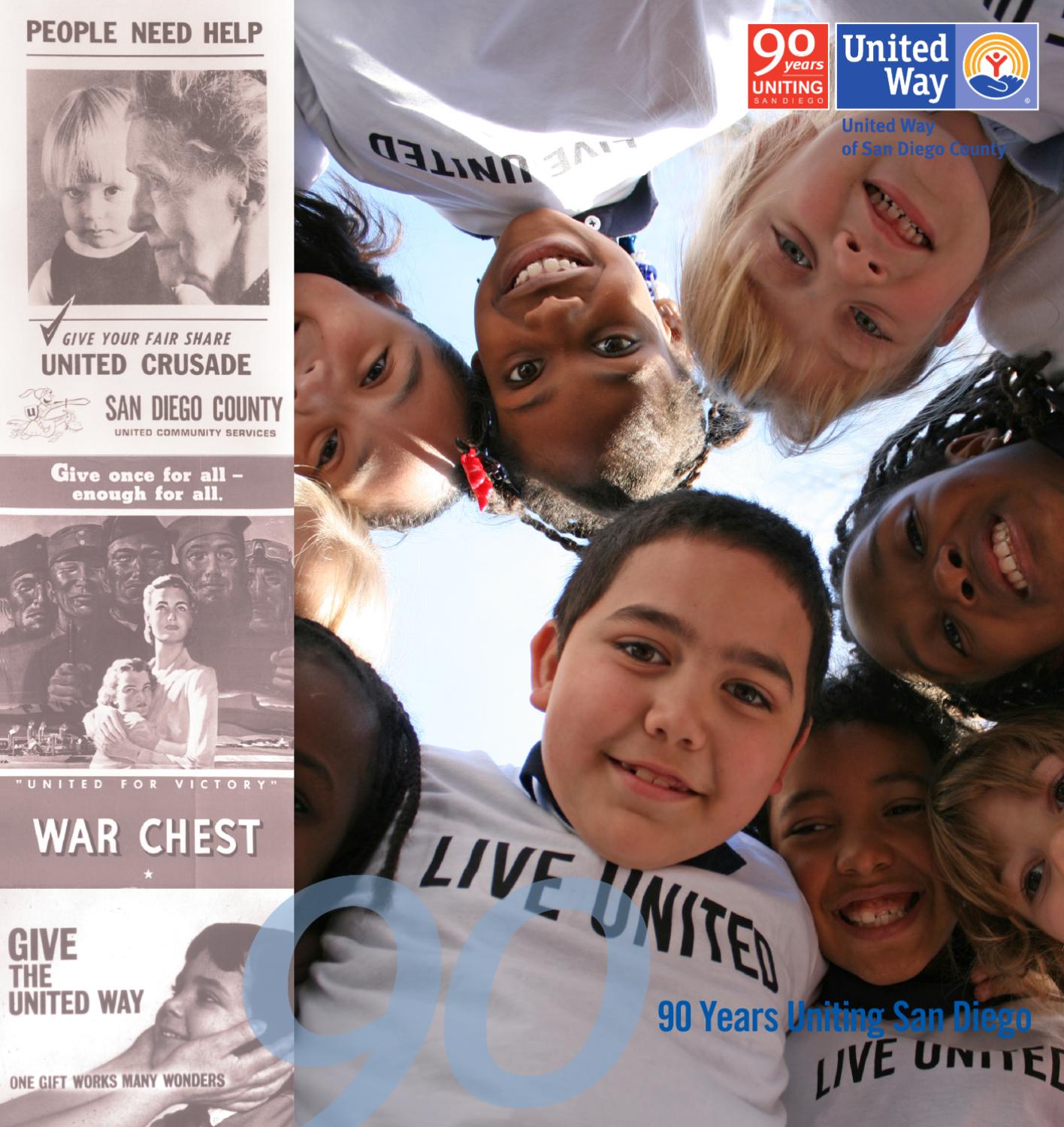 United Way of San Diego County 90th Anniversary Historical Booklet by ...