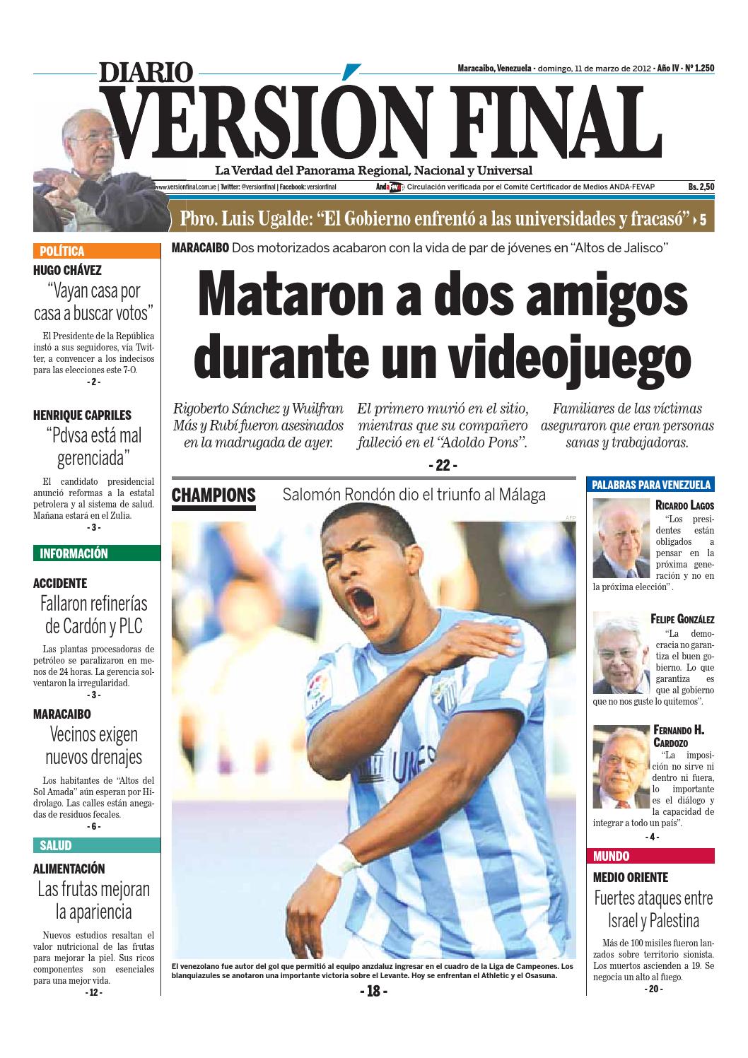 Diario Versión Final by Diario Versión Final - Issuu