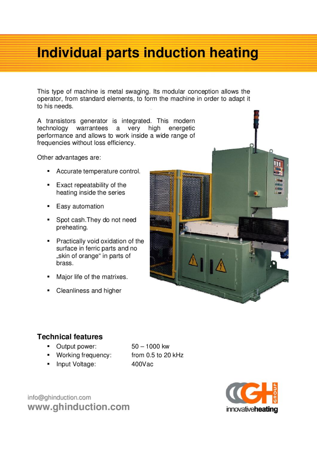 Individual parts induction heating by GH Induction - Issuu
