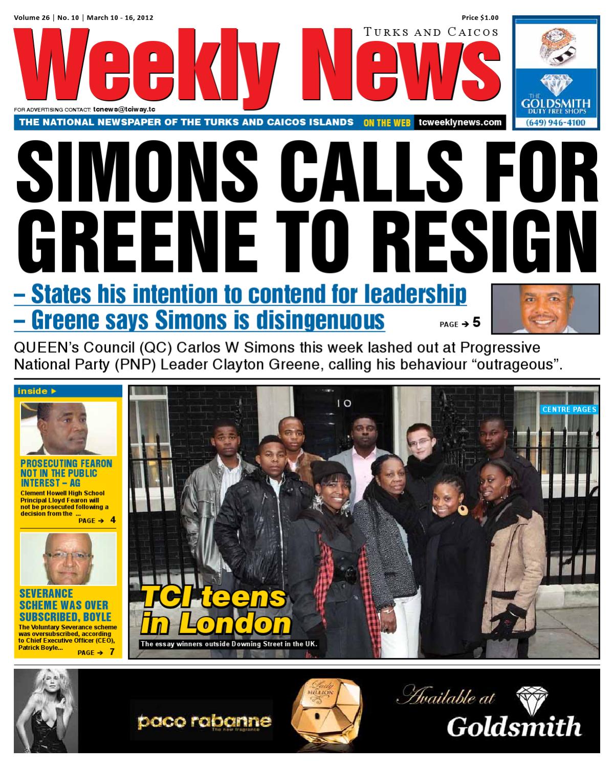 Turks & Caicos Weekly News by TC Weekly News - Issuu