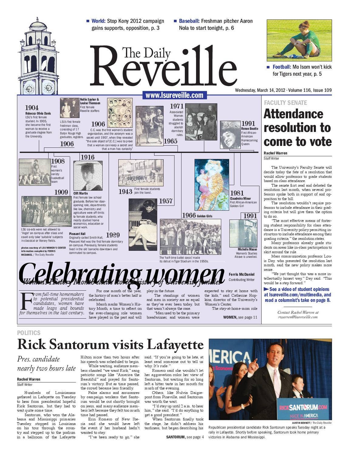 The Daily Reveille - March 14, 2012 by Reveille - Issuu