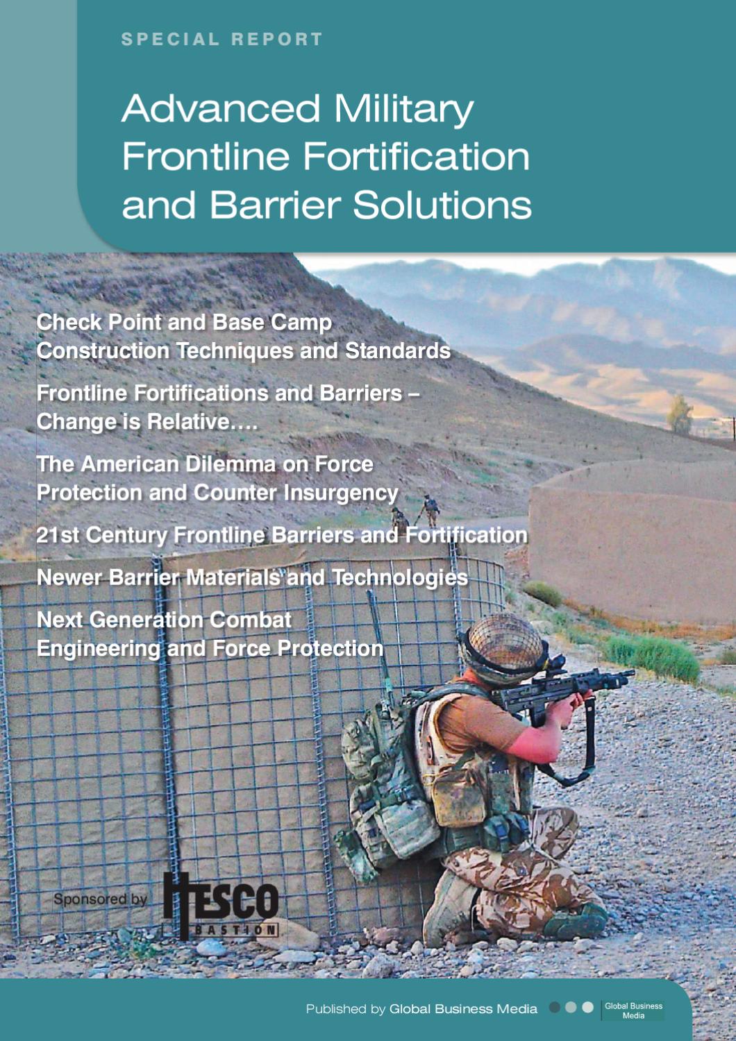 Special Report – Advanced Military Frontline Fortification and Barrier ...