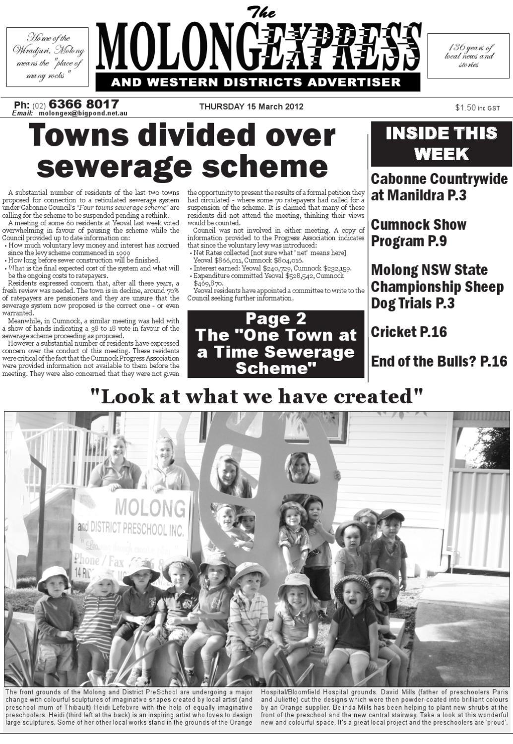 Molong Express by Molong Express - Issuu