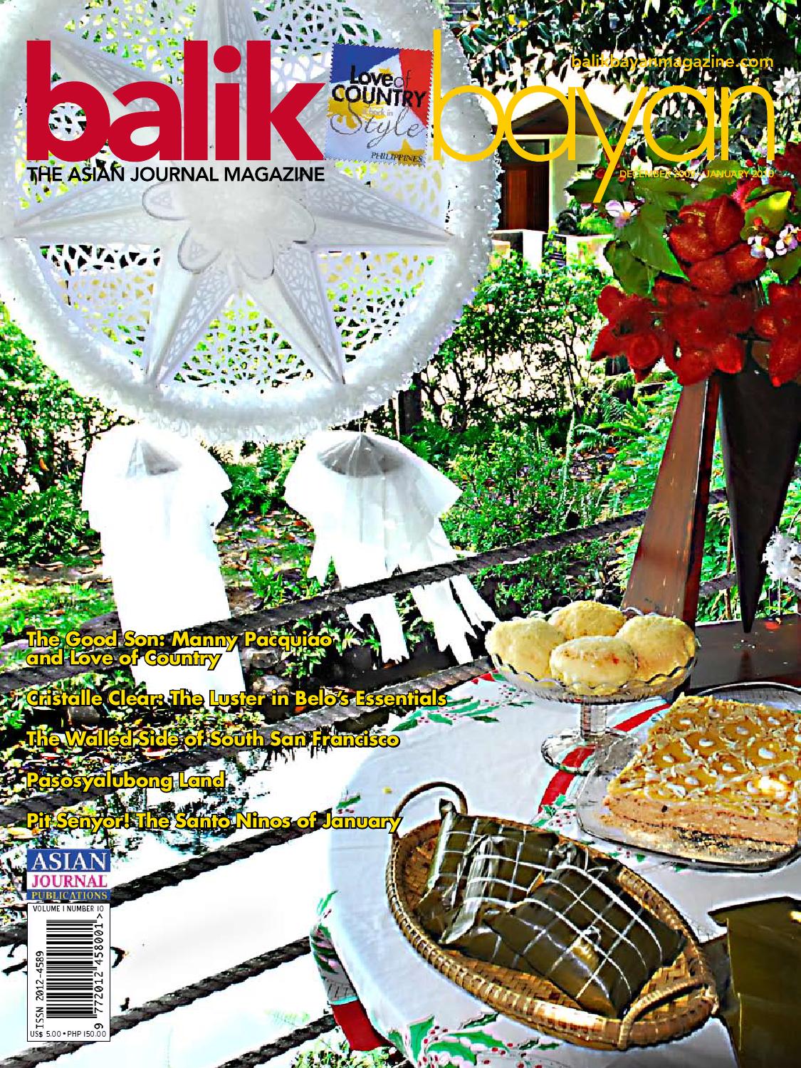 Balikbayan Magazine December 2009 - January 2010 by Balikbayan Magazine ...