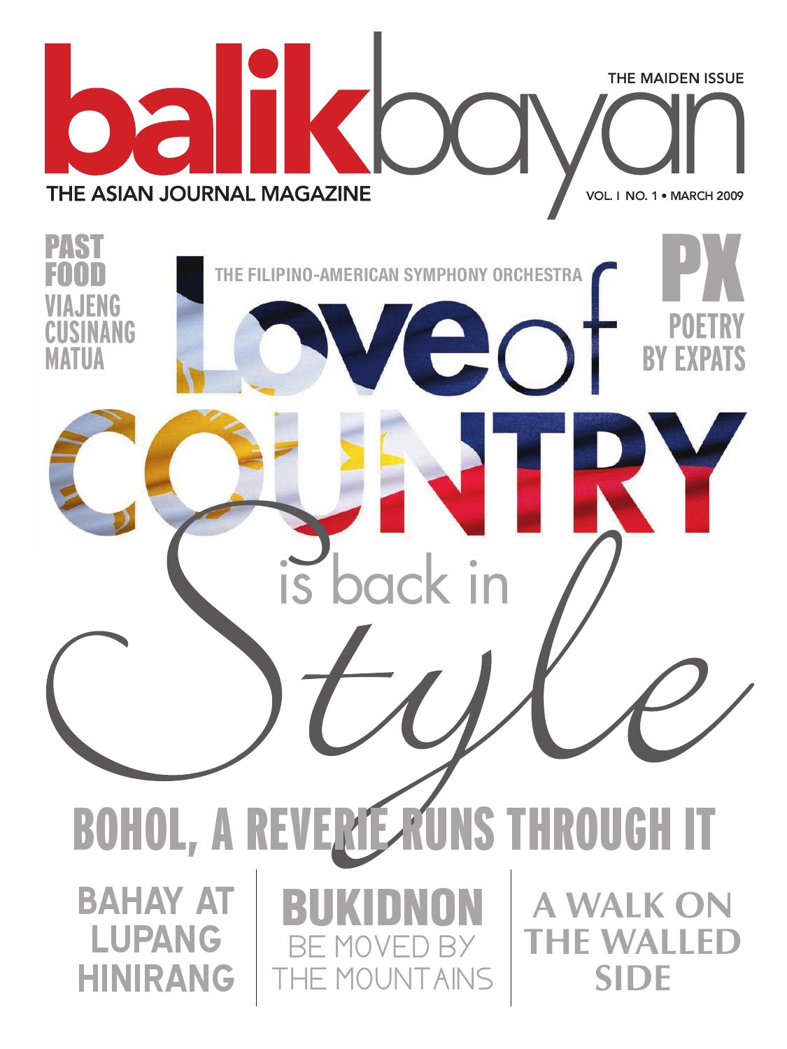 Balikbayan Magazine March 2009 by Balikbayan Magazine - Issuu